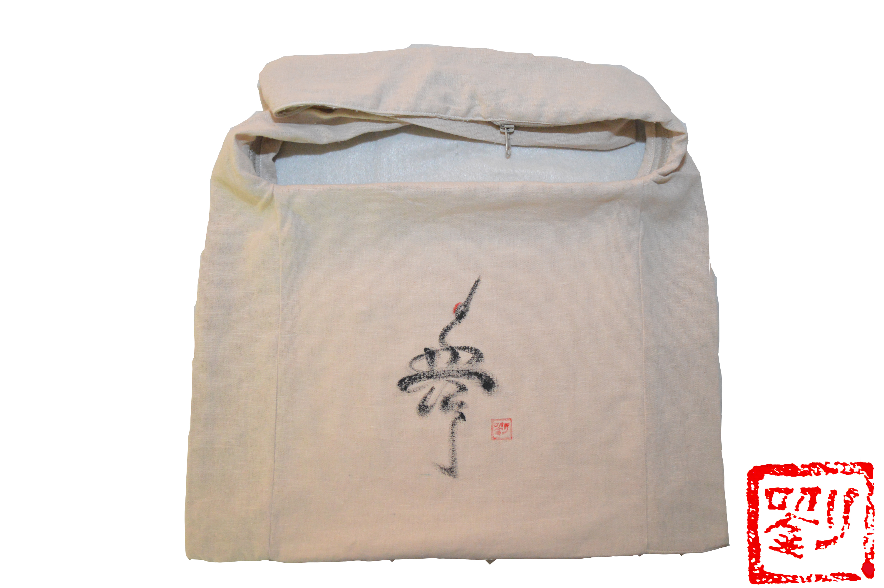 Longevity - Handwritten Calligraphy Bag - Liu - Tea & Art Shop