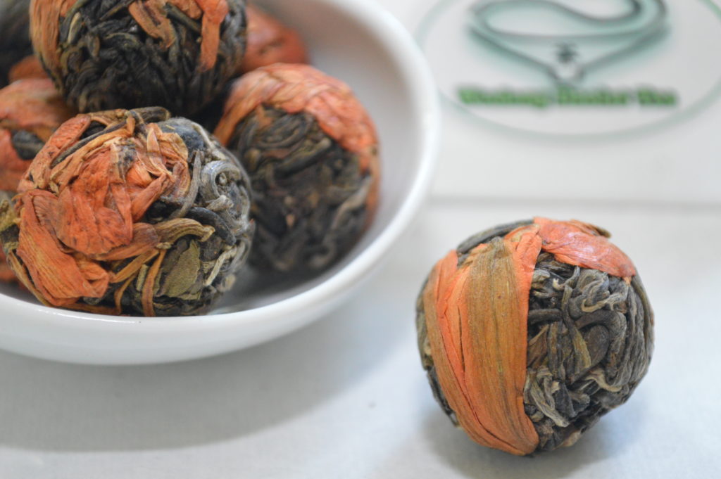 Sheng Pu Lily - 2018 Yunnan Raw Pu'er Flower Dragon Ball Tea - Liu ...